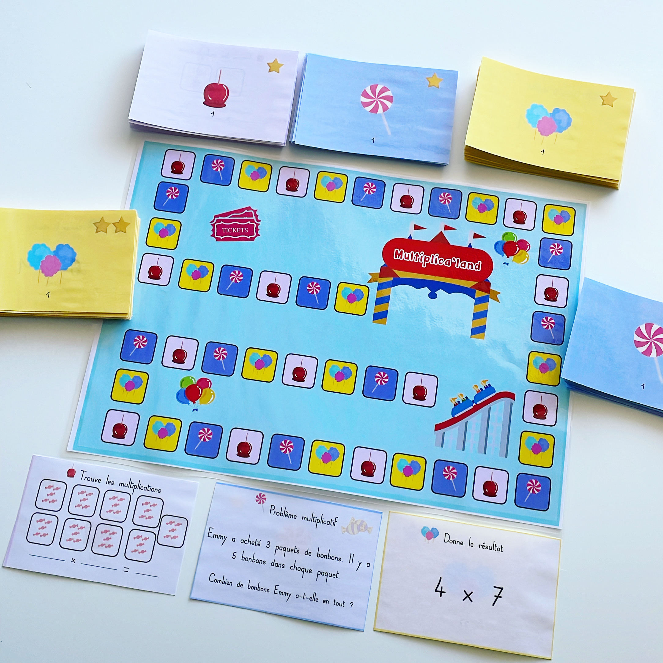Multiplica’land – Au parc des multiplications (Jeu de plateau) – La ...