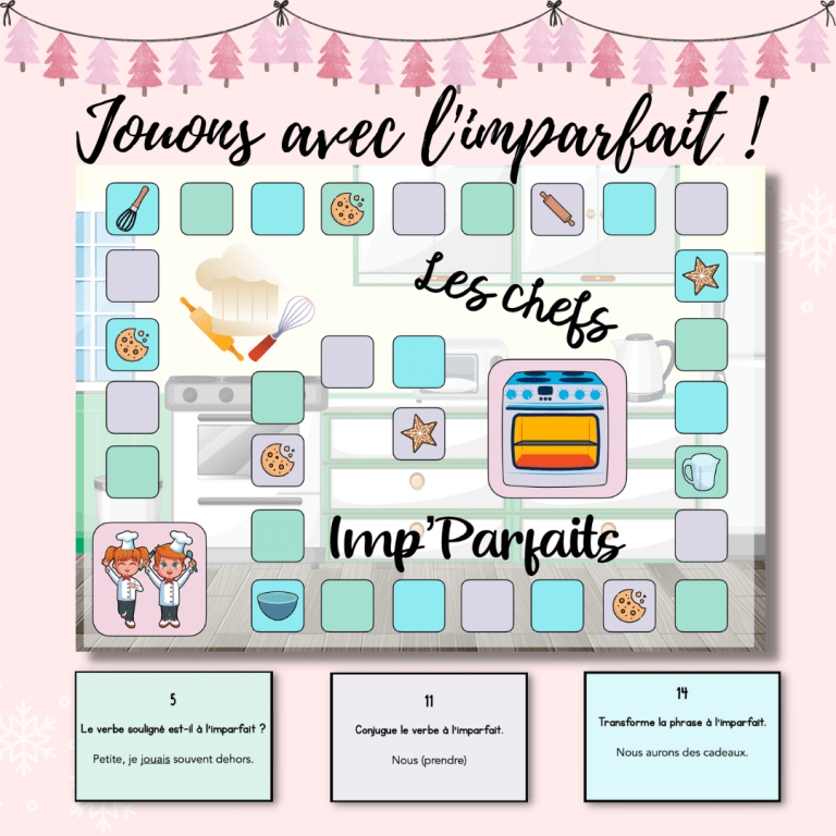 Les chefs Imp’Parfaits – Un jeu de plateau de Conjugaison – La classe ...