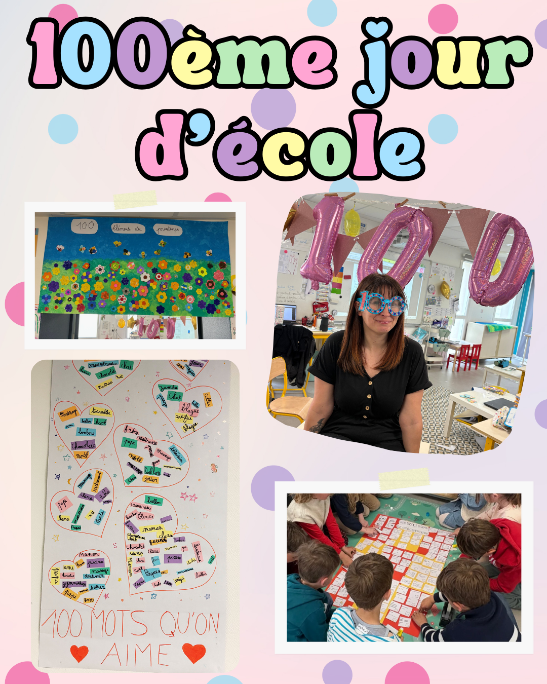 La fête du 100ème jour d’école en MS/CP – La classe de Clara